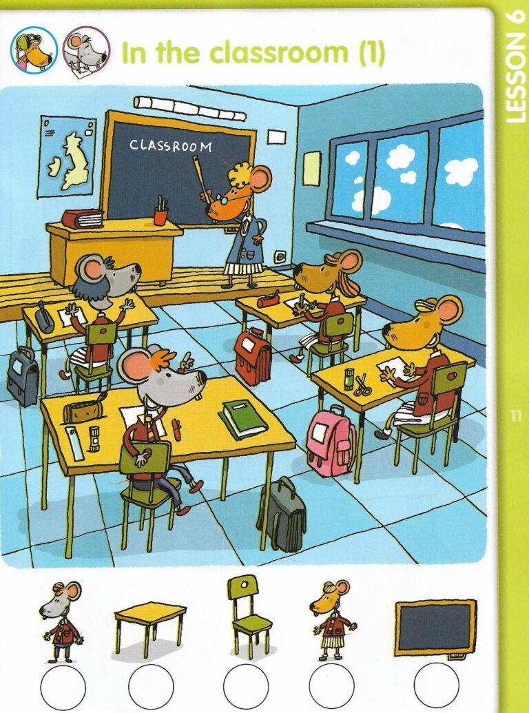 CE1 – Leçon 8 – In the classroom = Dans la salle de classe - Elegant ...
