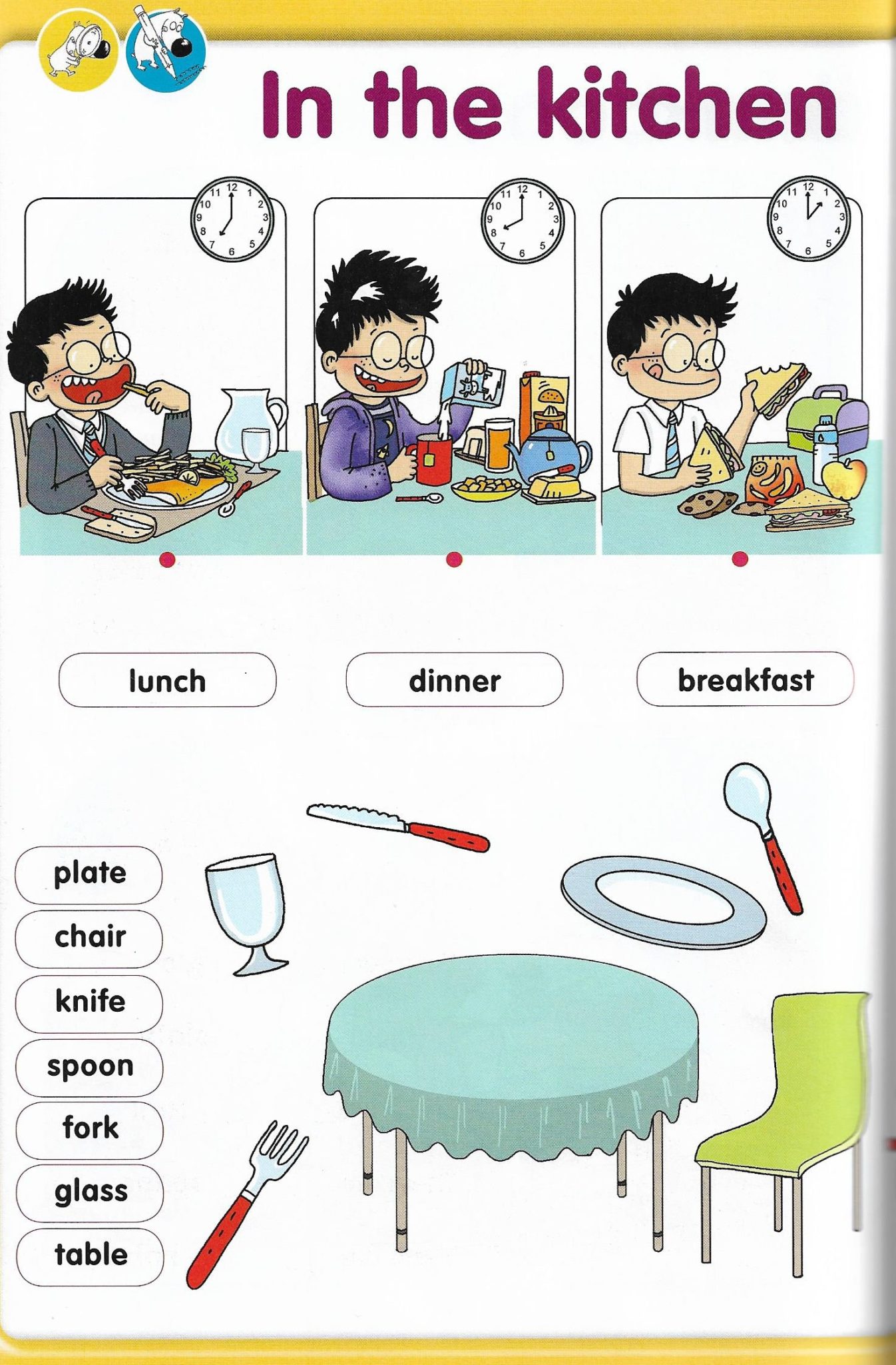 CE2 – Semaine du 10 mai 2021 – The kitchen = La cuisine - Elegant English