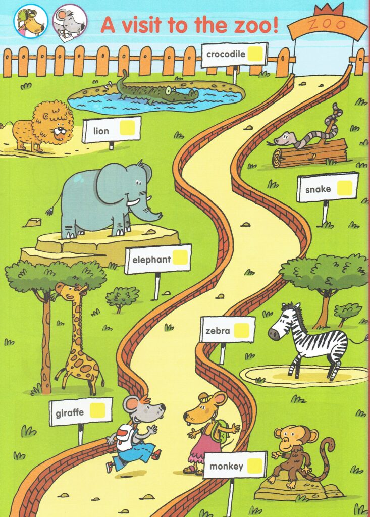 CP- Semaine du 17 + 31 mai 2021 – A visit to the zoo = Une visite au ...