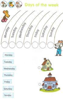 CE1 – Leçon 4 – Days of the week = Les jours de la semaine - Elegant ...